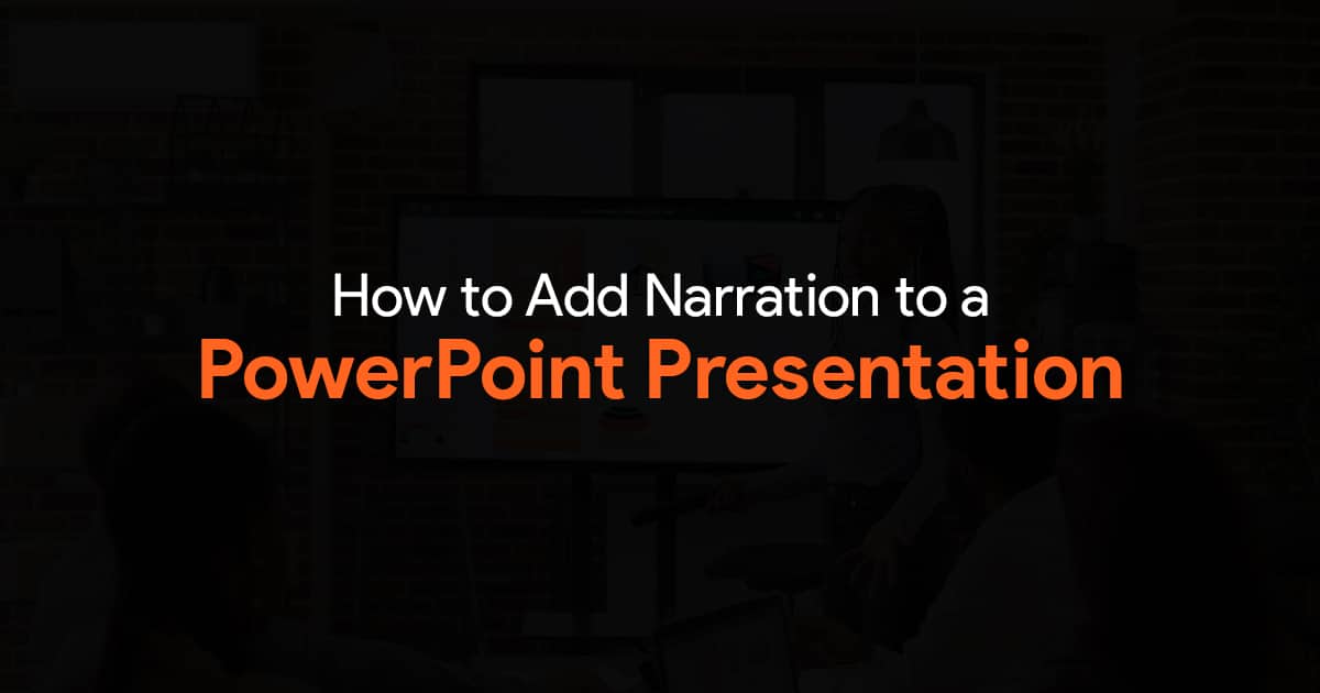 How To Add Narration To PowerPoint SlideBazaar