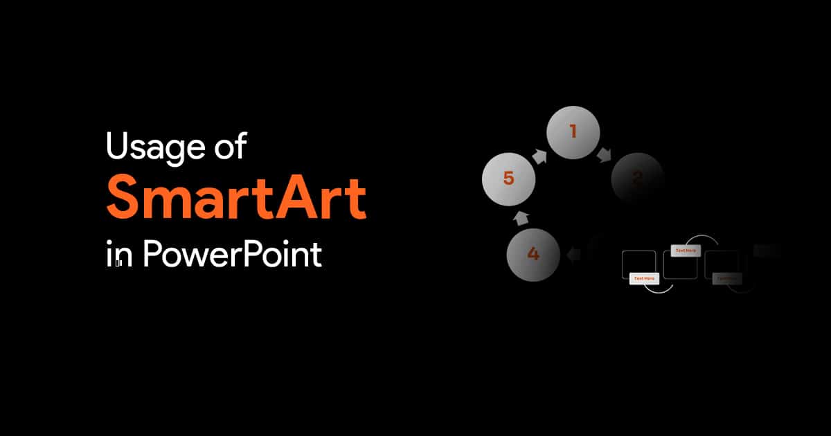 Usage Of SmartArt In PowerPoint SlideBazaar