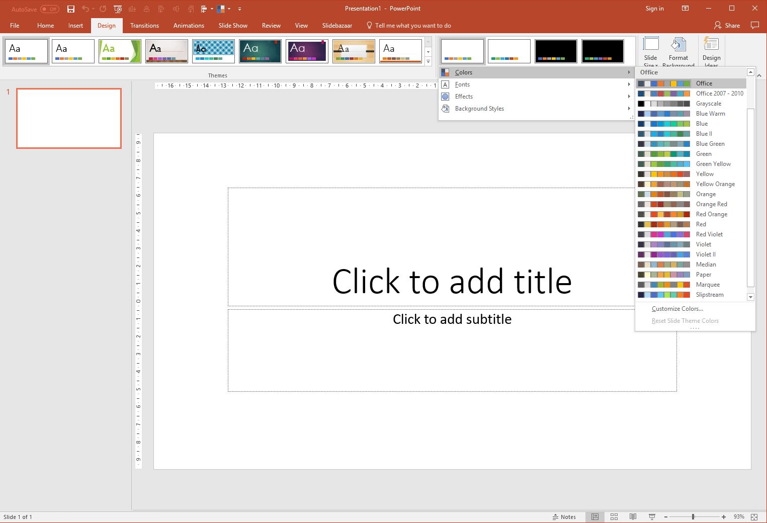 How To Change The Color Scheme Of PowerPoint Presentation