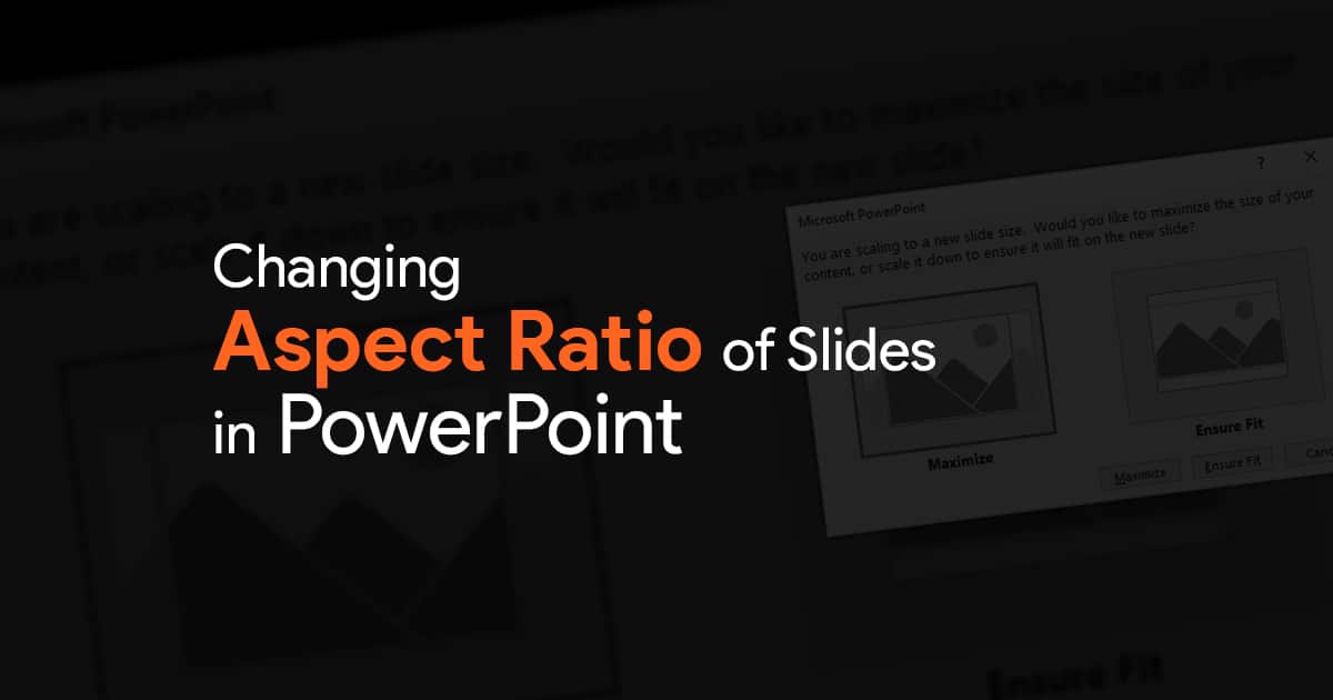 How To Change Slide Size Aspect Ratio Of Slides In PowerPoint