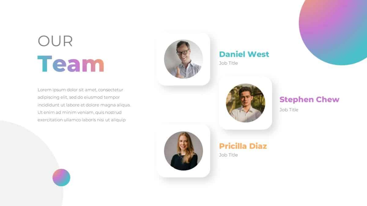How to Create an Effective Team Slide for Your Pitch Deck