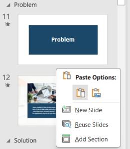 How to Copy a Slide/Template to Another PowerPoint Presentation