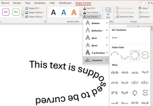 How to Curve Text in PowerPoint - SlideBazaar Blog