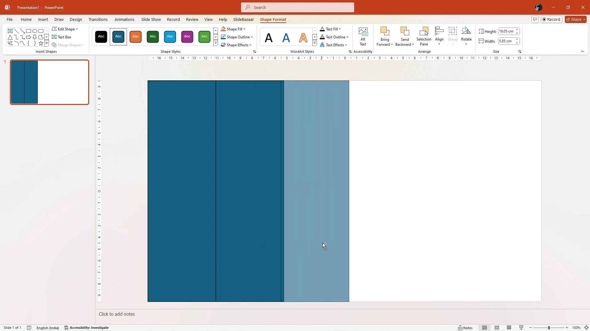 How to Design One Pager Business Plan Slide in PowerPoint