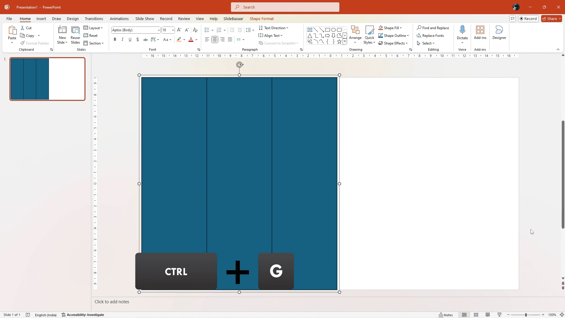 How to Design One Pager Business Plan Slide in PowerPoint