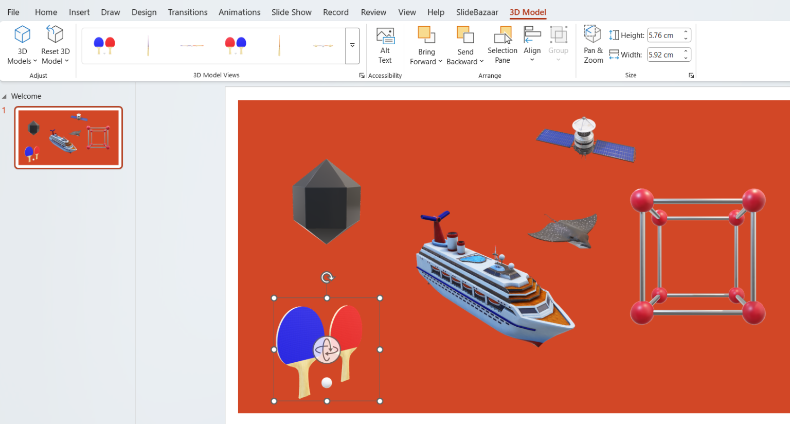 How to Add 3D Models in PowerPoint