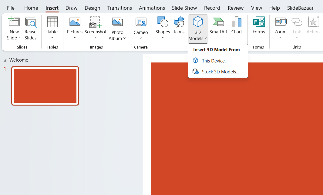 How to Add 3D Models in PowerPoint