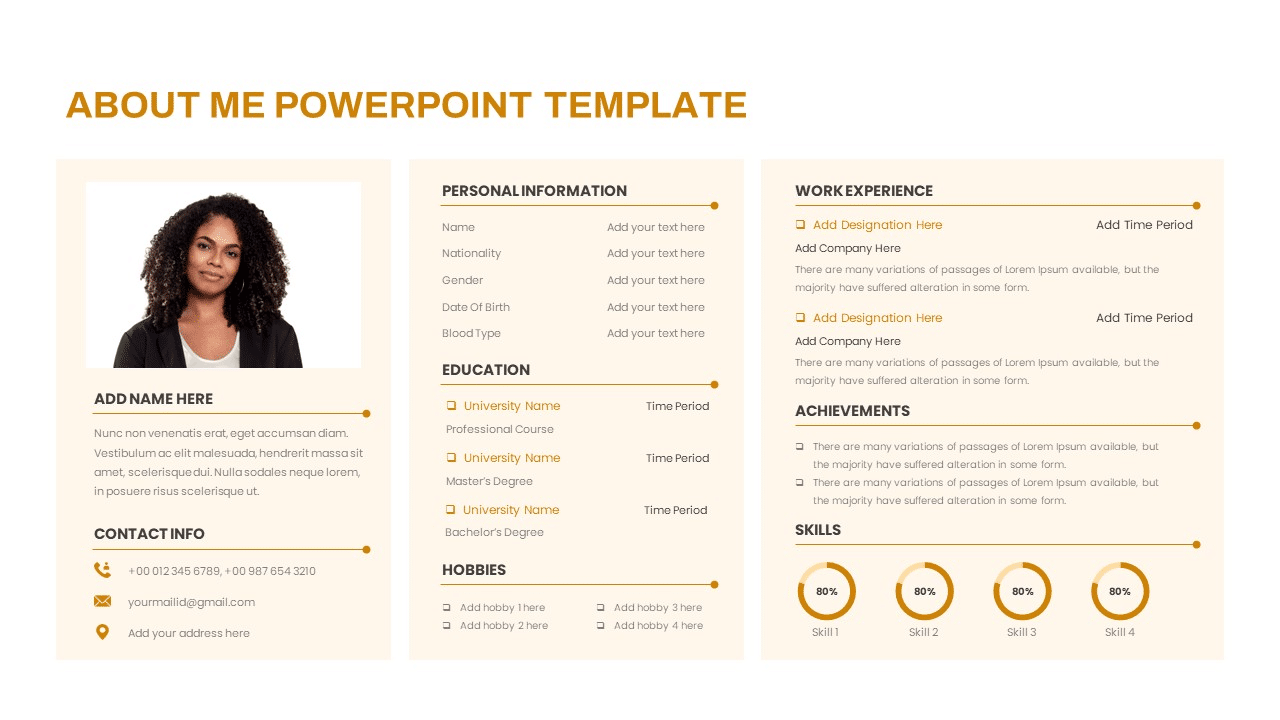 10 About Me PowerPoint Templates for a Standout Introduction