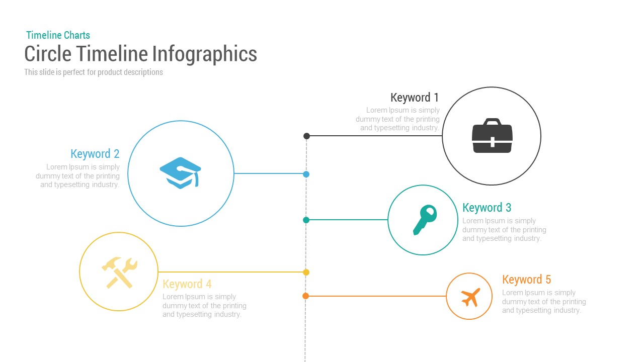 Circle Timeline Template for PowerPoint & Keynote Slide - Slidebazaar