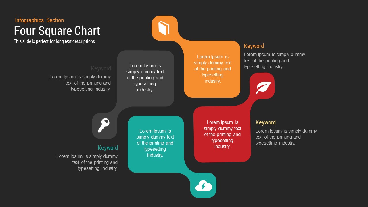 4 Square Diagram PowerPoint Template And Keynote Slide Slidebazaar