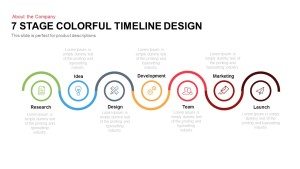 Timeline Infographic Design Seven Stage Keynote and Powerpoint template ...