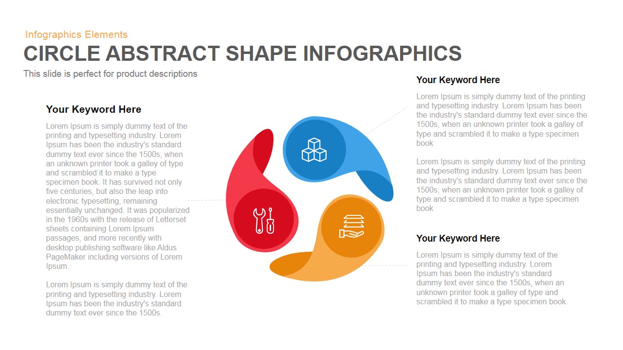 Abstract Circle Shapes PowerPoint Template And Keynote Slidebazaar