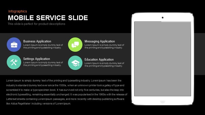 Mobile Service PowerPoint Template and Keynote Slide - Slidebazaar