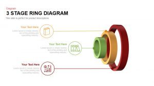 4 and 5 Ring Diagram Template for PowerPoint and Keynote