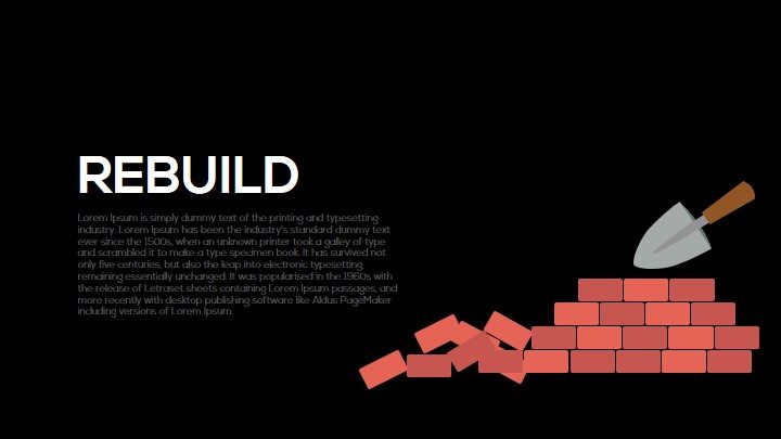 Rebuild Metaphor PowerPoint Template Rebuild Metaphor PowerPoint Template
