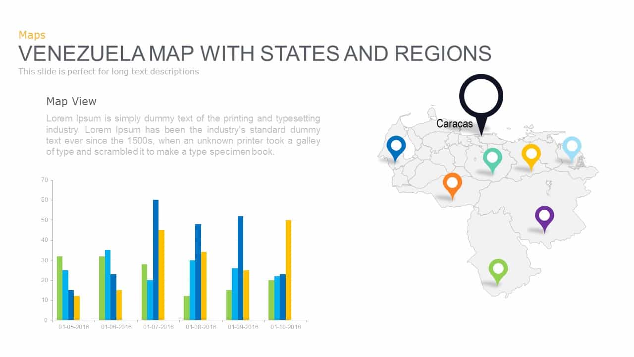 Venezuela Map PowerPoint and Keynote template