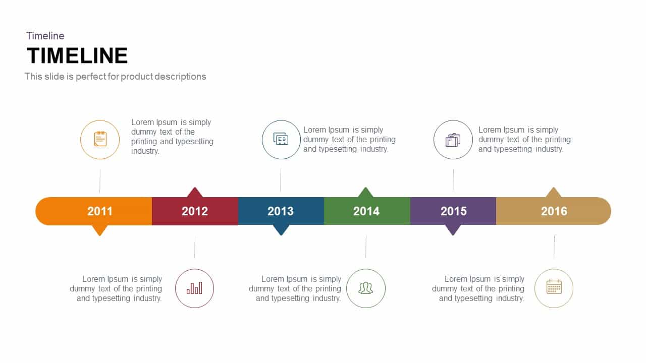 Powerpoint Template For Timeline