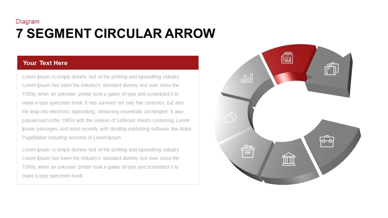 7 Segments Circular Arrow Template for PowerPoint and Keynote 7 Segments Circular Arrow Template for PowerPoint and Keynote