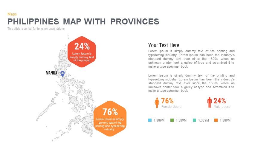 Philippines Map PowerPoint and Keynote template