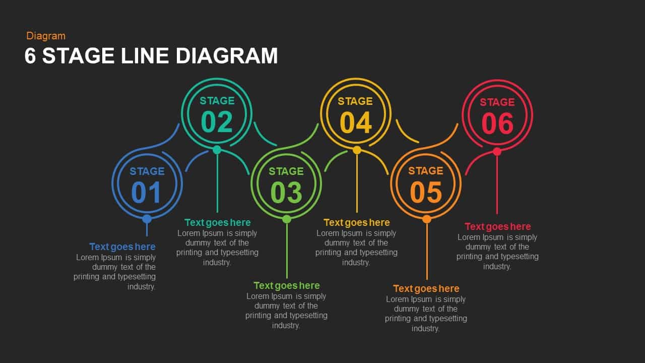 Line Diagram PowerPoint Template and Keynote Slide - Slidebazaar