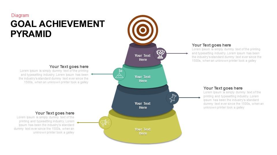 Goal Achievement Pyramid Template for PowerPoint and Keynote