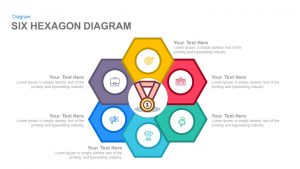 Five Stage Process Diagram PowerPoint Template and Keynote