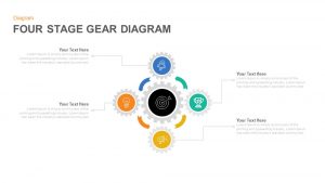 Gear diagram PowerPoint template and keynote - Slidebazaar
