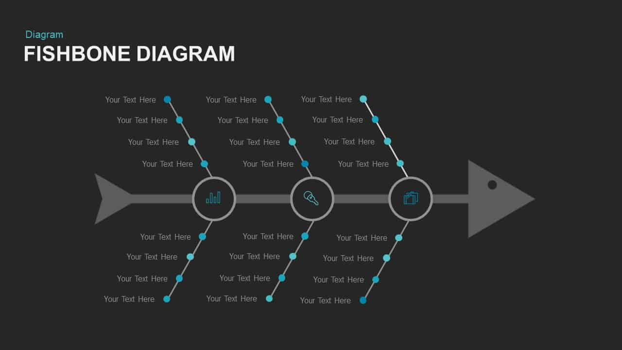 Fishbone Diagram Template For PowerPoint And Keynote Slide Fishbone Diagram Template For PowerPoint And Keynote Slide