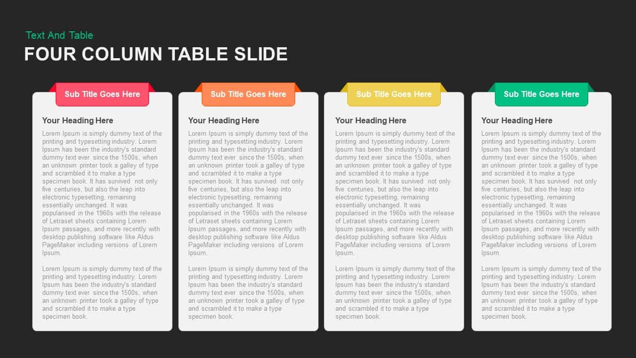 How To Add Column In Powerpoint Chart Free Printable Template