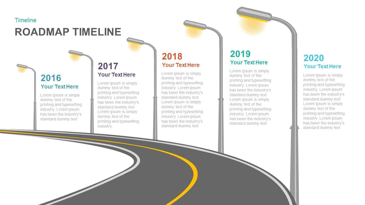 It Roadmap Powerpoint Template