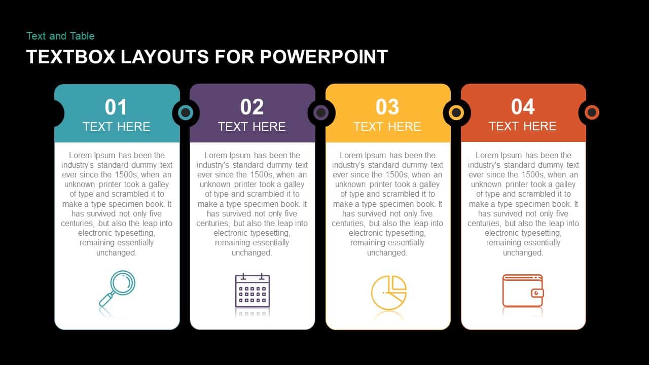 Textbox Layouts For PowerPoint And Keynote Slidebazaar