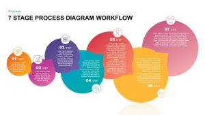5 Stage Process Flow Diagram Template for PowerPoint & Keynote