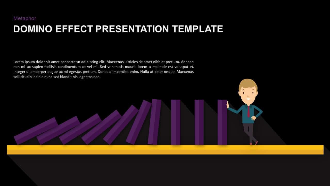 Domino Effect PowerPoint Template and Keynote - Slidebazaar
