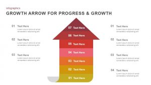 Success and Growth Stair Arrow Diagram Keynote And Powerpoint Template ...