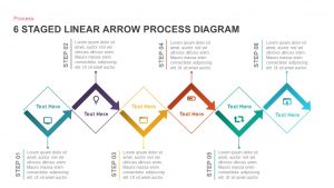 5 Stage Process Flow Diagram Template for PowerPoint & Keynote
