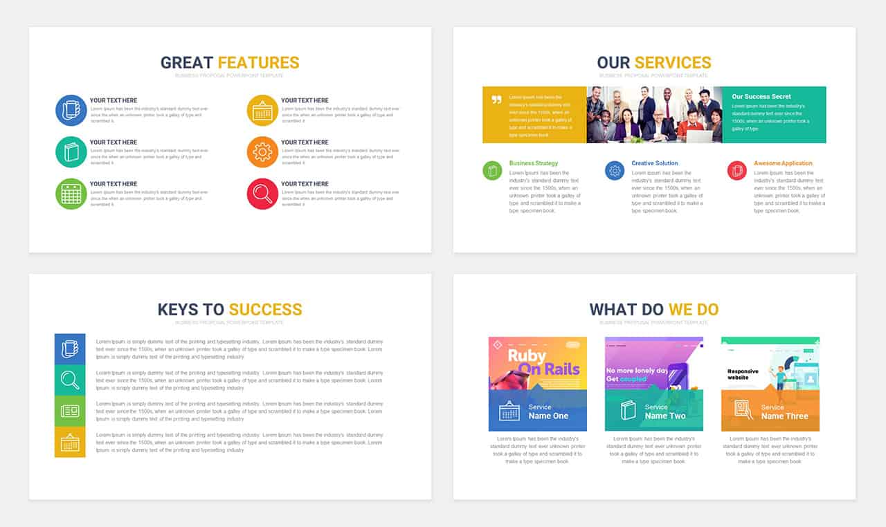 Business Plan Powerpoint Template Free Download