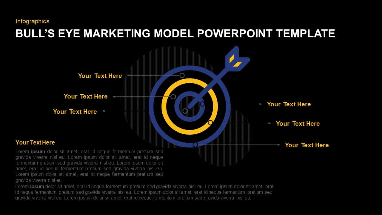 Bull’s Eye Marketing Model Template for PowerPoint & Keynote