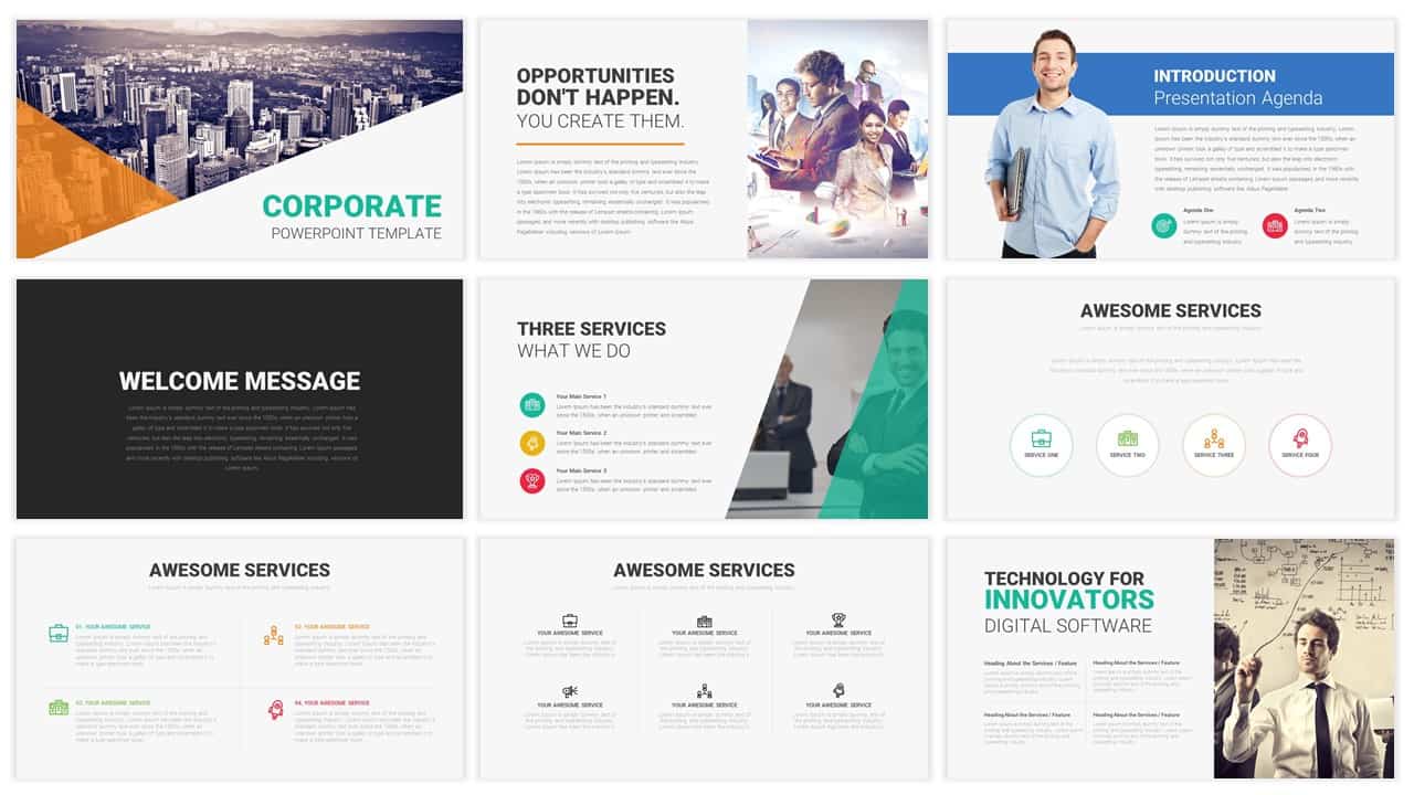 Justa Mezclado Educar Company Slide Template Relaci n Contacto Turista