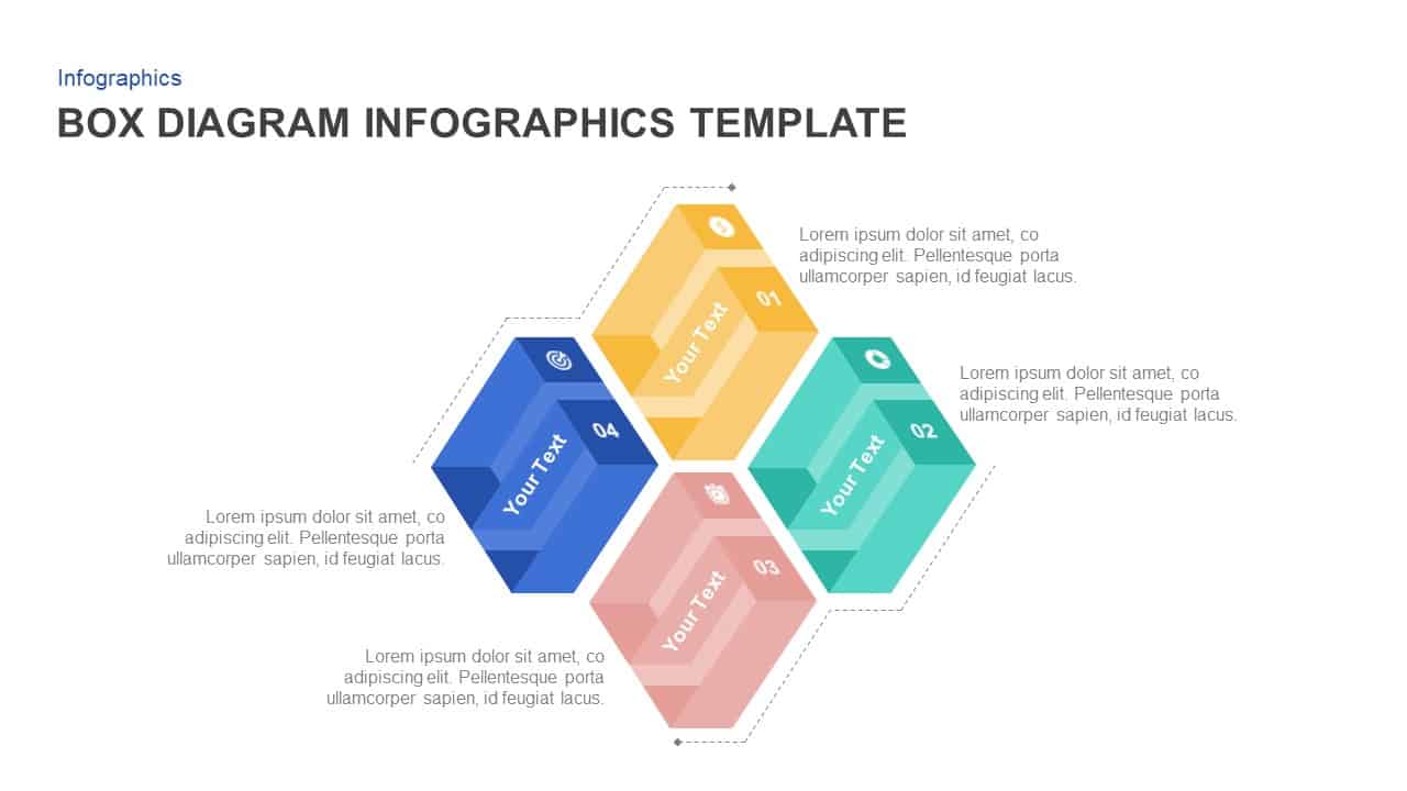 4 Box Diagram PowerPoint Template Slidebazaar