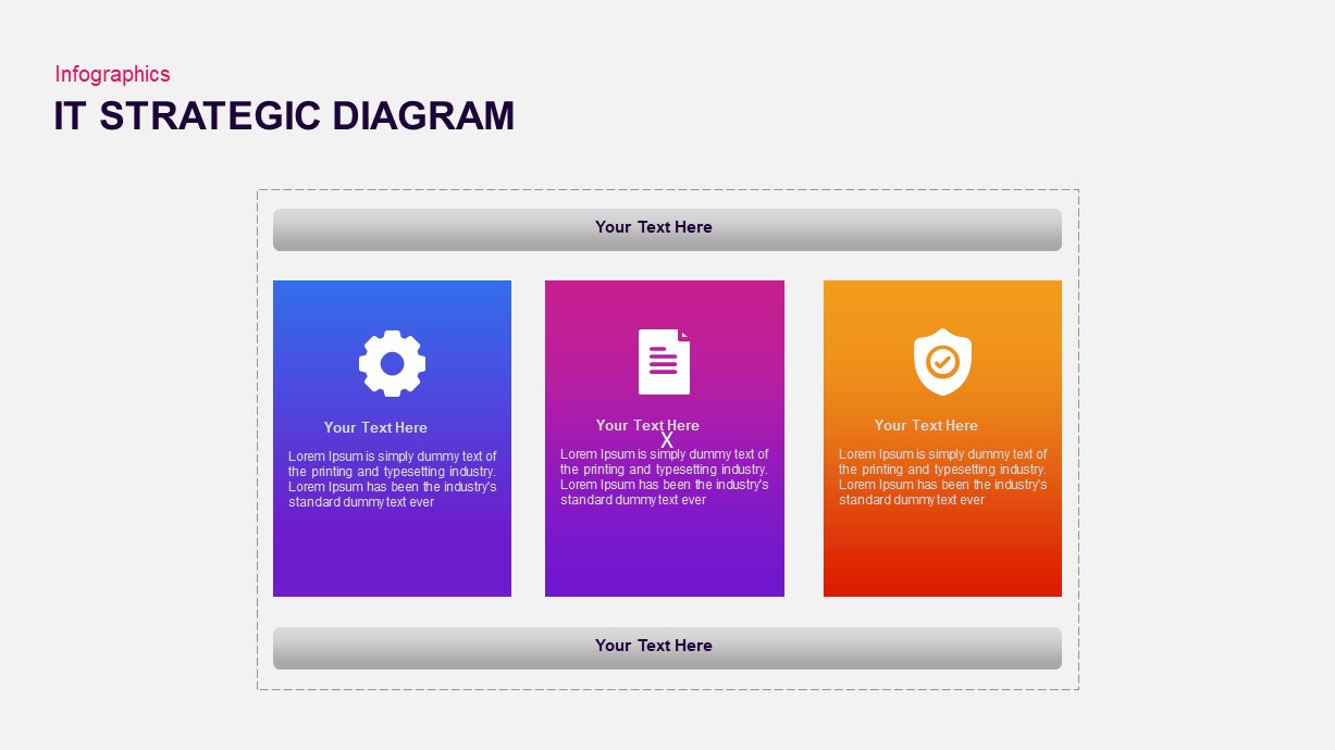 IT Strategic Diagram Design for PowerPoint | Slidebazaar
