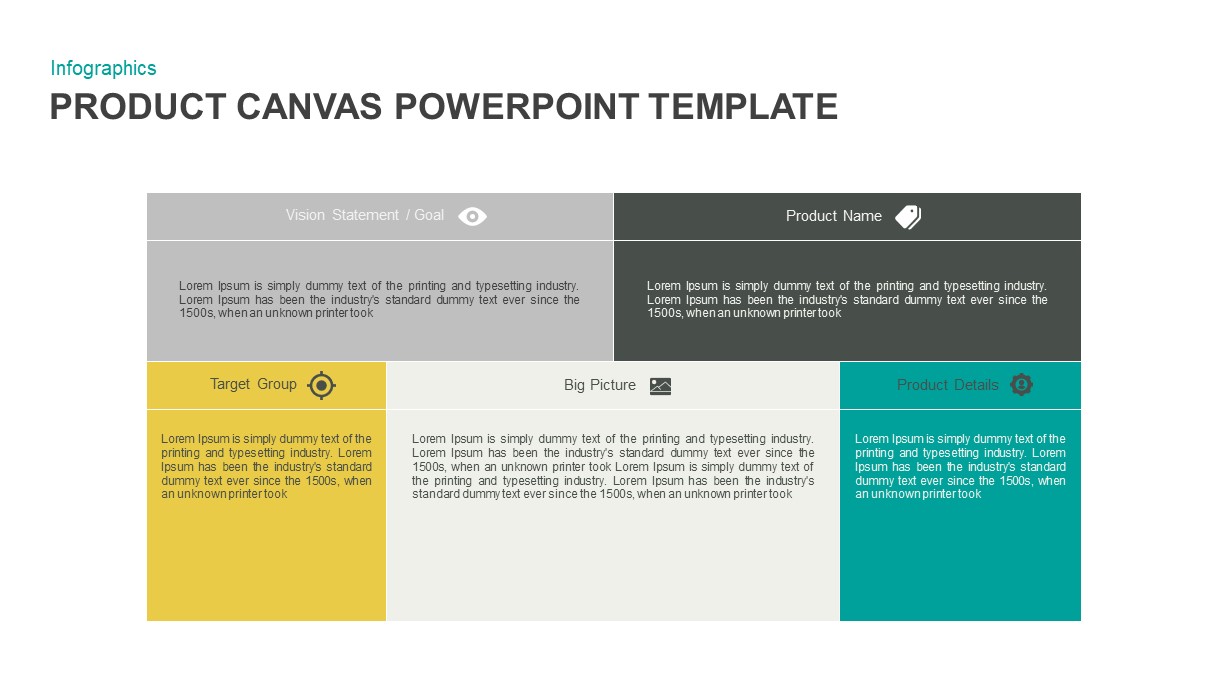 Product Canvas PowerPoint Template | Slidebazaar