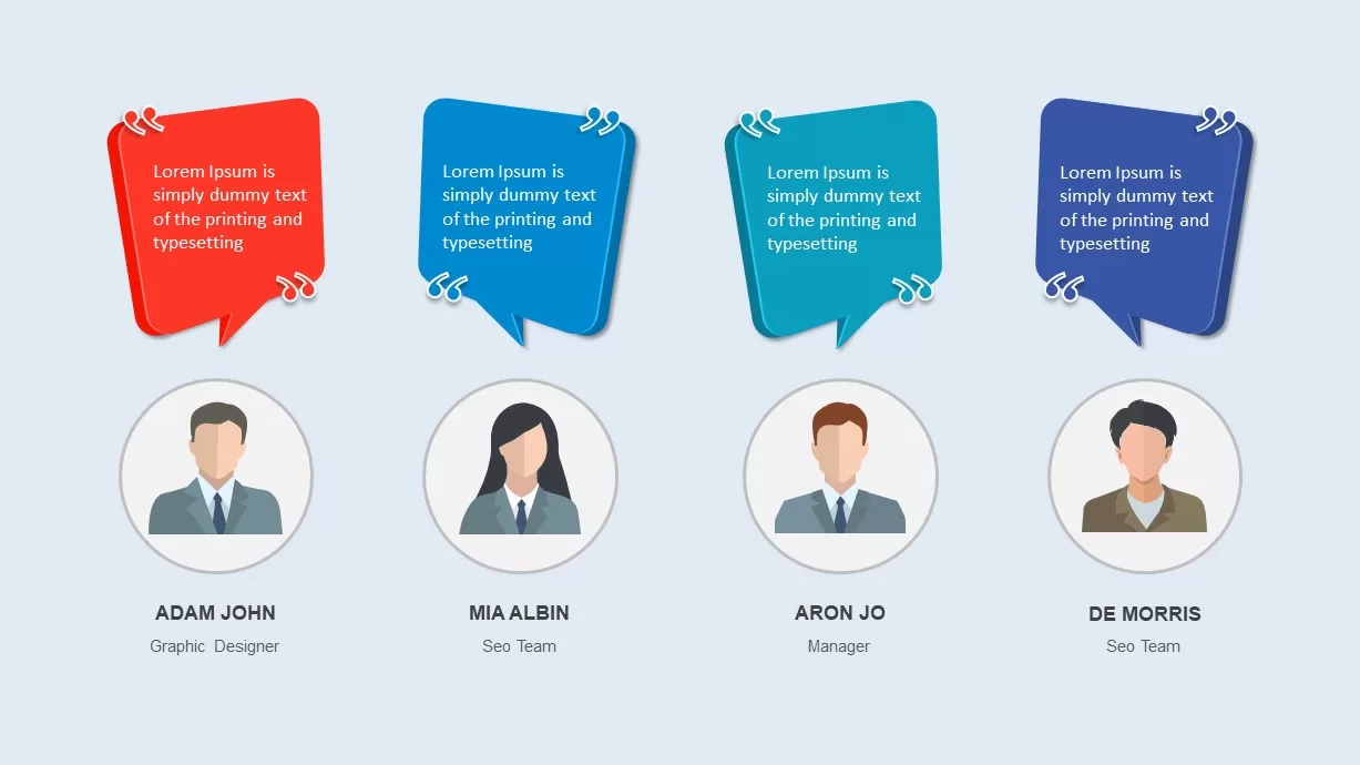 Quotes PowerPoint Template For Presentation Slidebazaar