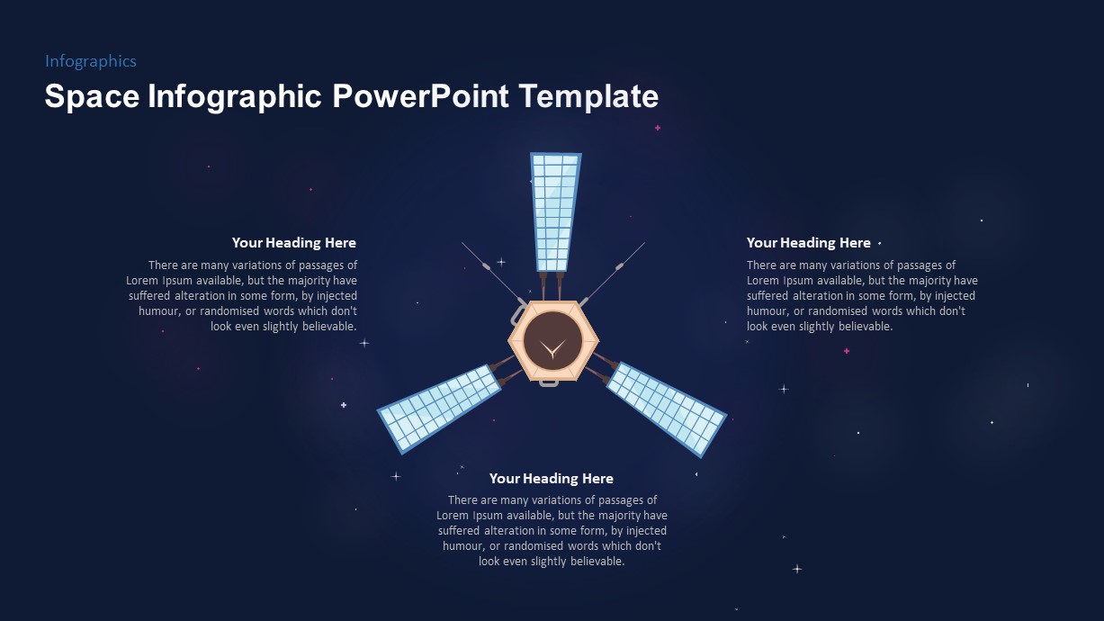 Space Infographic PowerPoint Template
