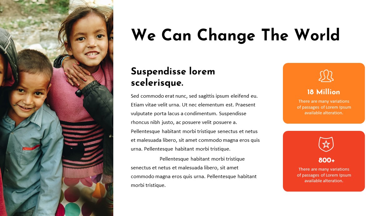 Charity PowerPoint Template | Slidebazaar.com