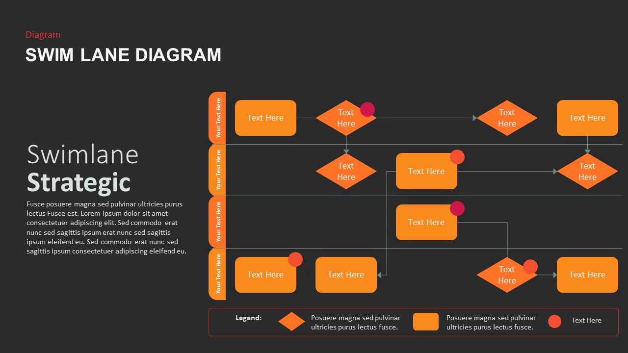 Swimlane Diagram PowerPoint Template Slidebazaar