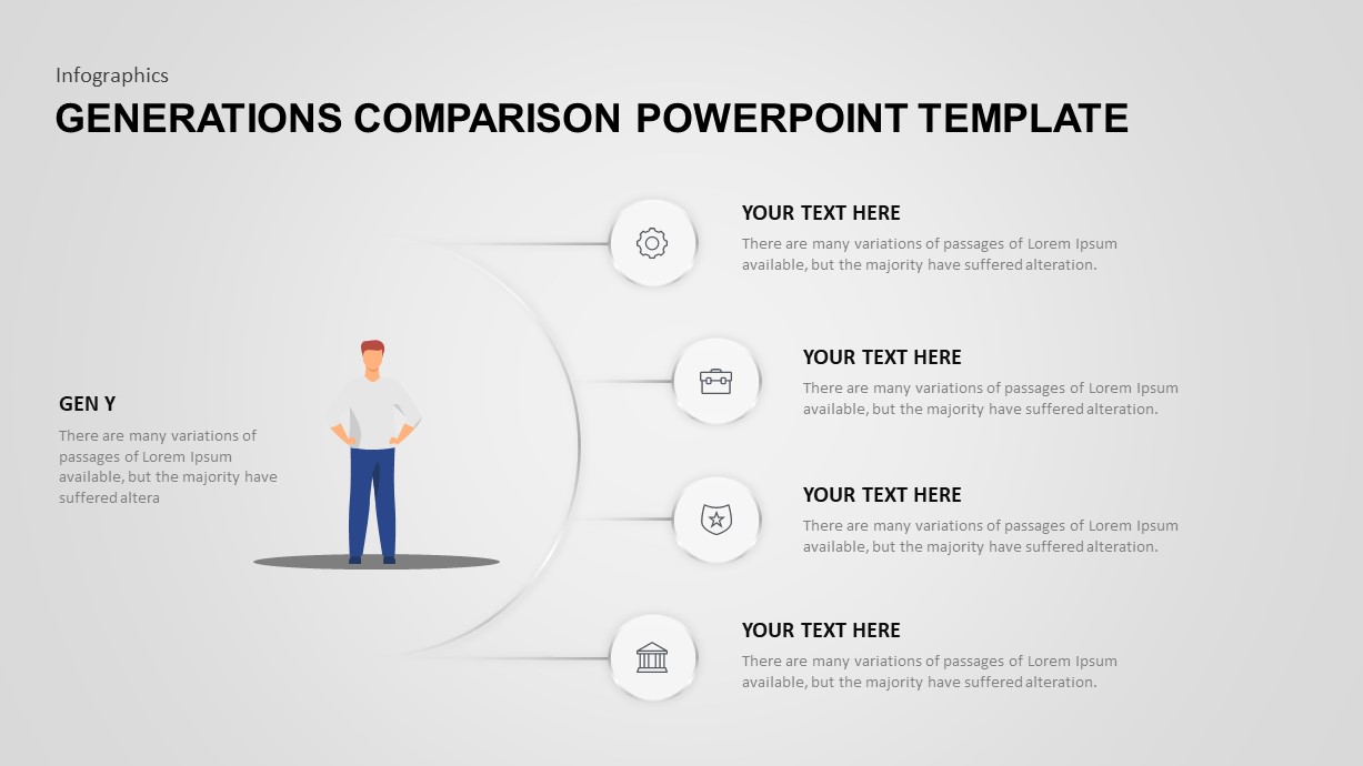 Generations Comparison PowerPoint Template | Slidebazaar