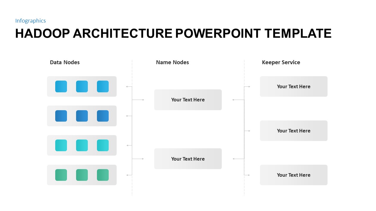 Hadoop Architecture PowerPoint Diagram | Slidebazaar