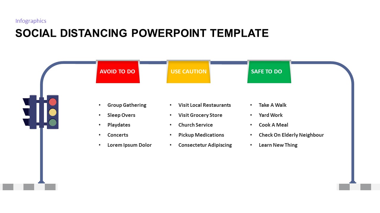 Social Distancing PowerPoint Template | Slidebazaar