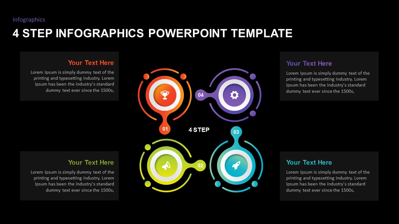 3 and 4 Step Infographic Template | Slidebazaar.com