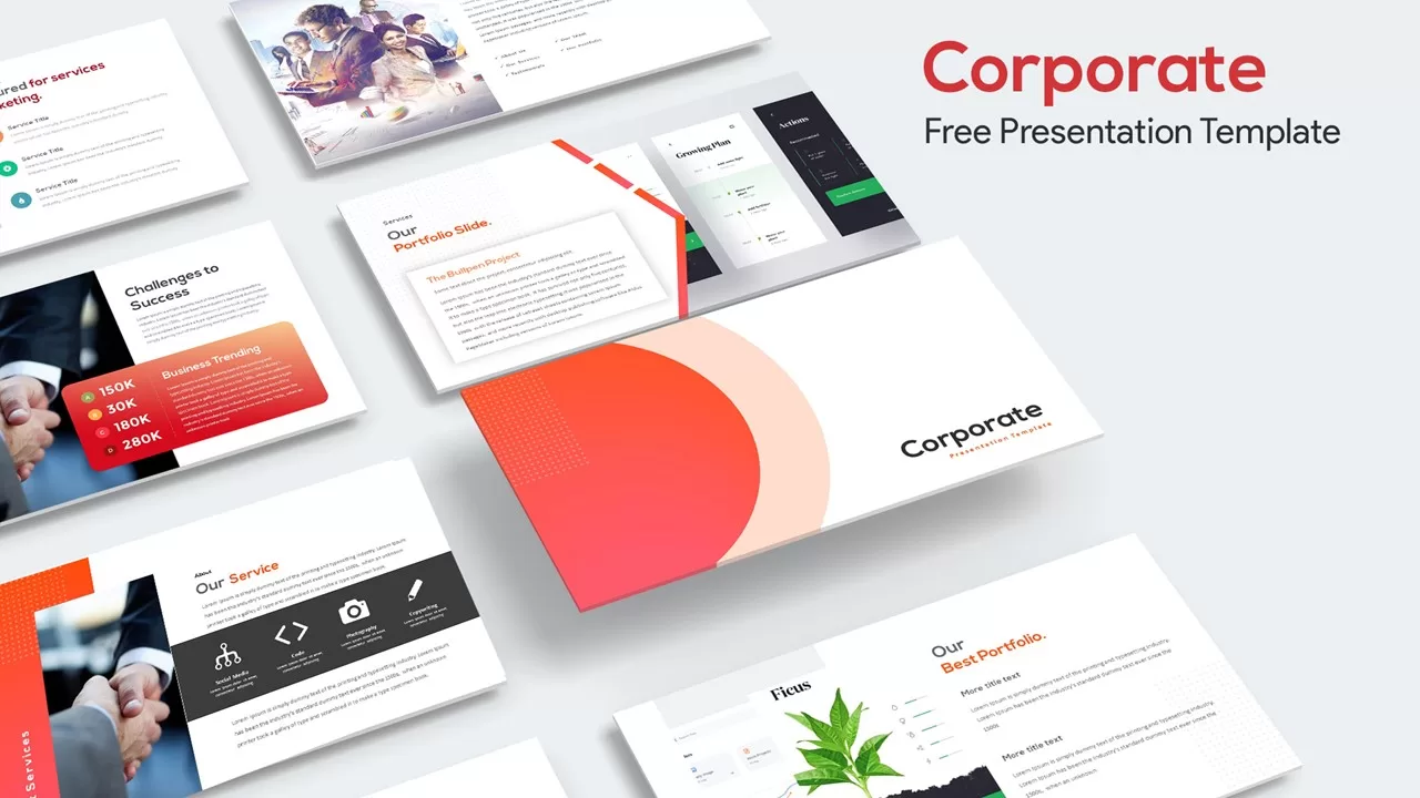 Free Corporate Presentation Template SlideBazaar